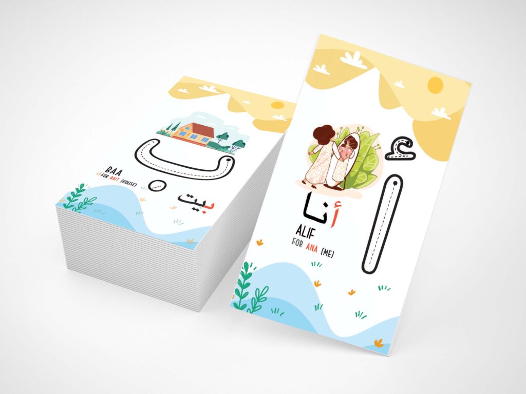 Arabic Alphabets Flash Cards - Ihsan Muslim Explorers
